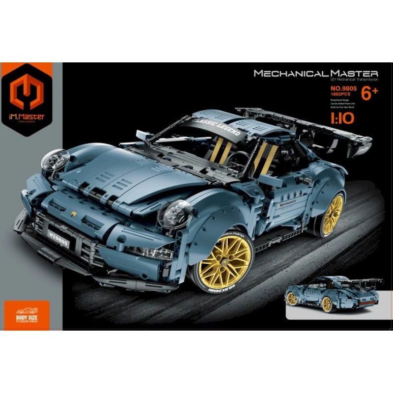 QiHui 9805A - Technik Supercar Auto aus Zuffenhausen - 1882 Klemmbaust ...